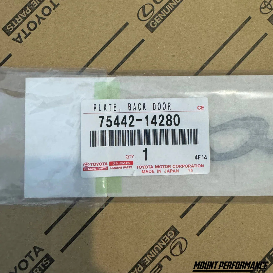 Genuine TOYOTA Supra Rear Emblem Badge — Mount Performance Parts