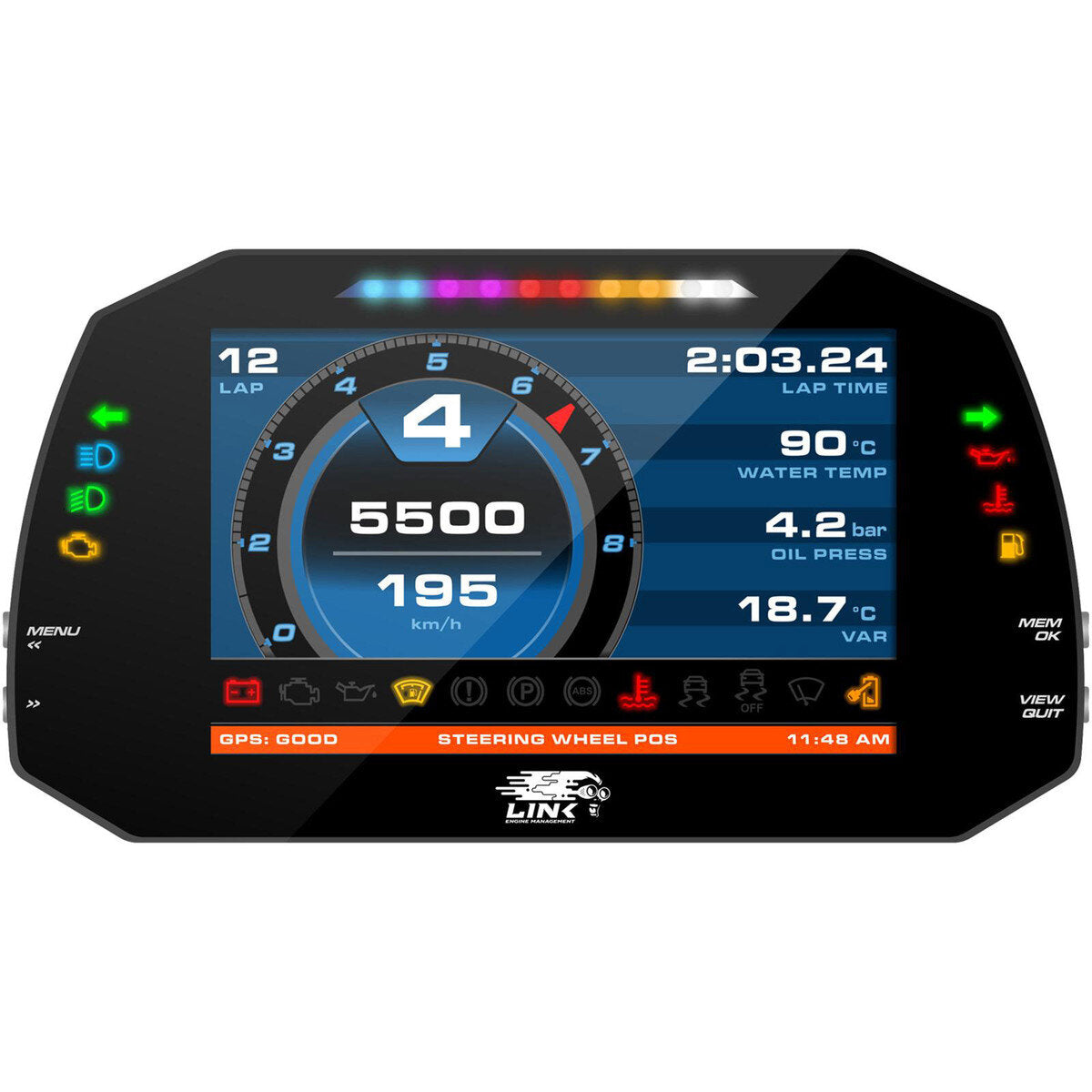 LINK MXG Strada 7' Dash - Street Edition — Mount Performance Parts
